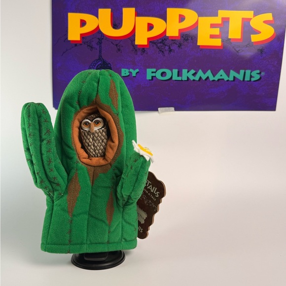 Folkmanis Puppets | Toys | Folkmanis Folktails Owl In Cactus Hand ...